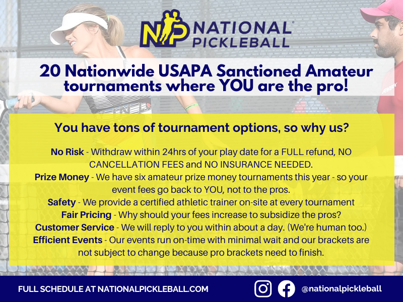 National Pickleball | USAPA Sanctioned Amateur Tournaments